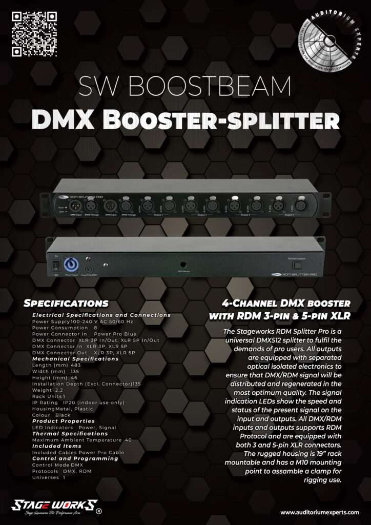 DMX Booster Splitter - Stage Works