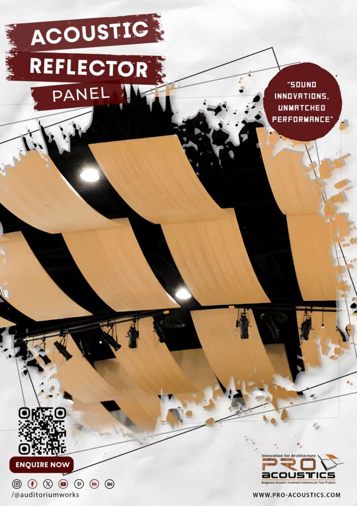 Sound Reflective Curved Panel - Stage Works