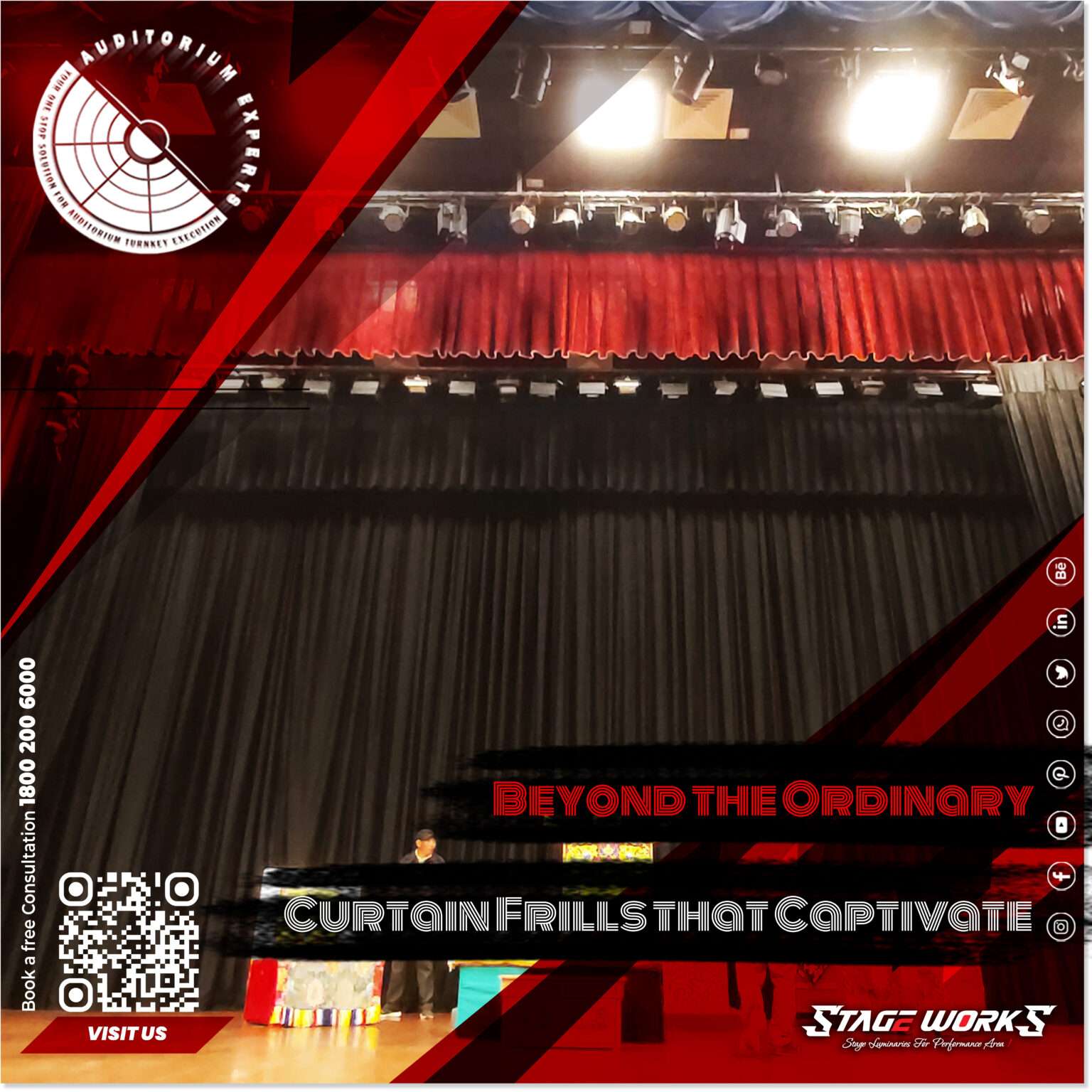 Auditorium Stage Wings & Frills - Stage Works