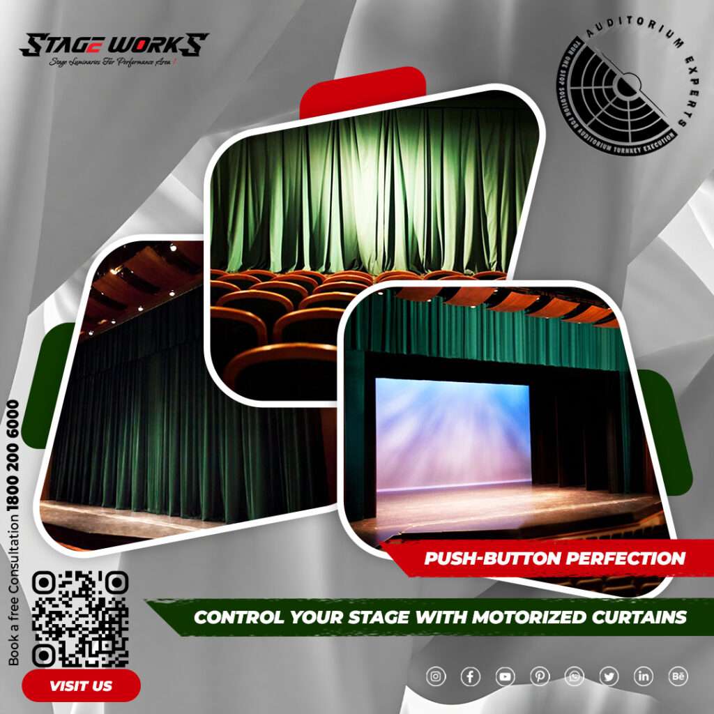 Motorized Stage Curtian - Stage Works