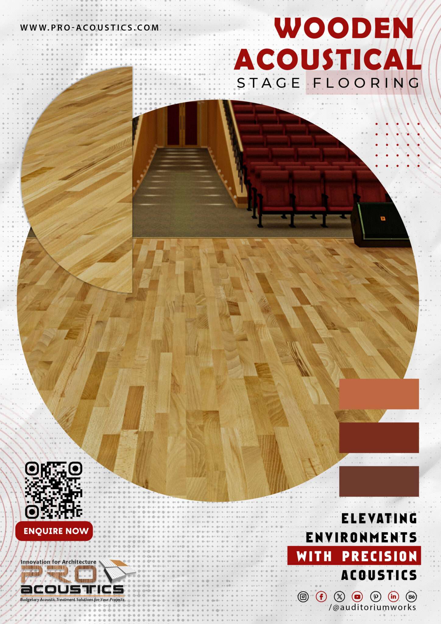 Teak Wood Stage Flooring - Stage Works