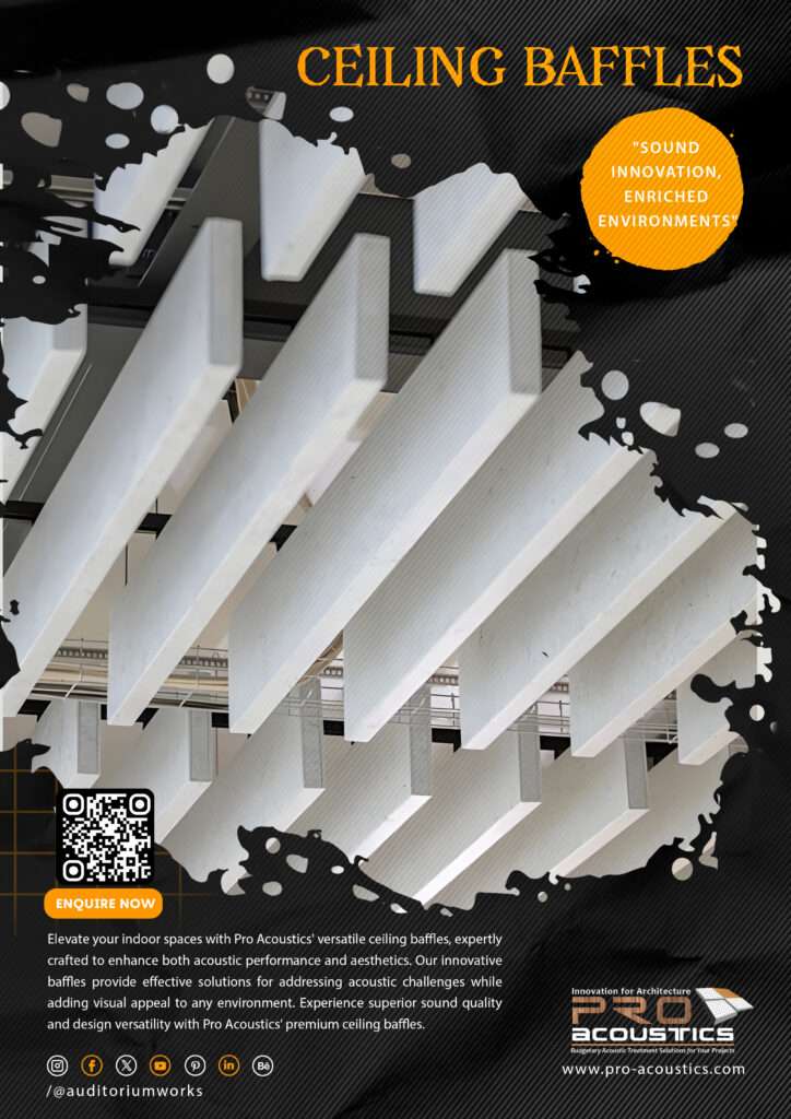 Suspended Acoustic Hanging Baffle - Stage Works