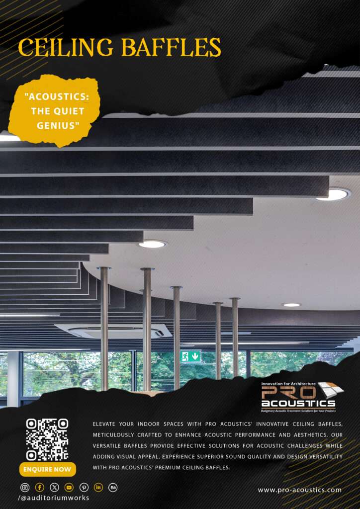 Suspended Acoustic Hanging Baffle - Stage Works