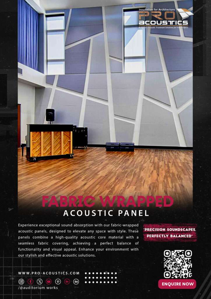 Fabric Wrapped Acoustic Panel - Stage Works