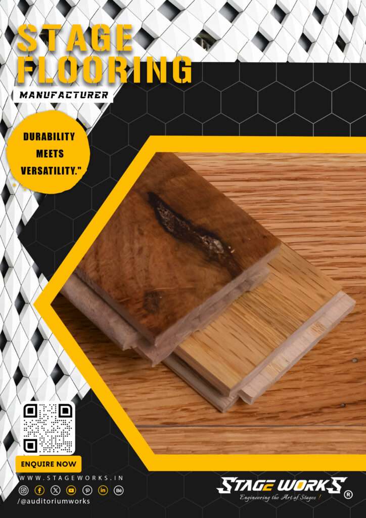 Teak Wood Stage Flooring - Stage Works