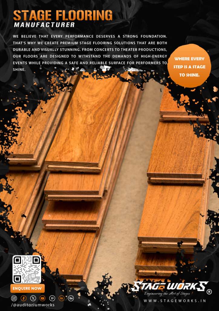 Teak Wood Stage Flooring - Stage Works