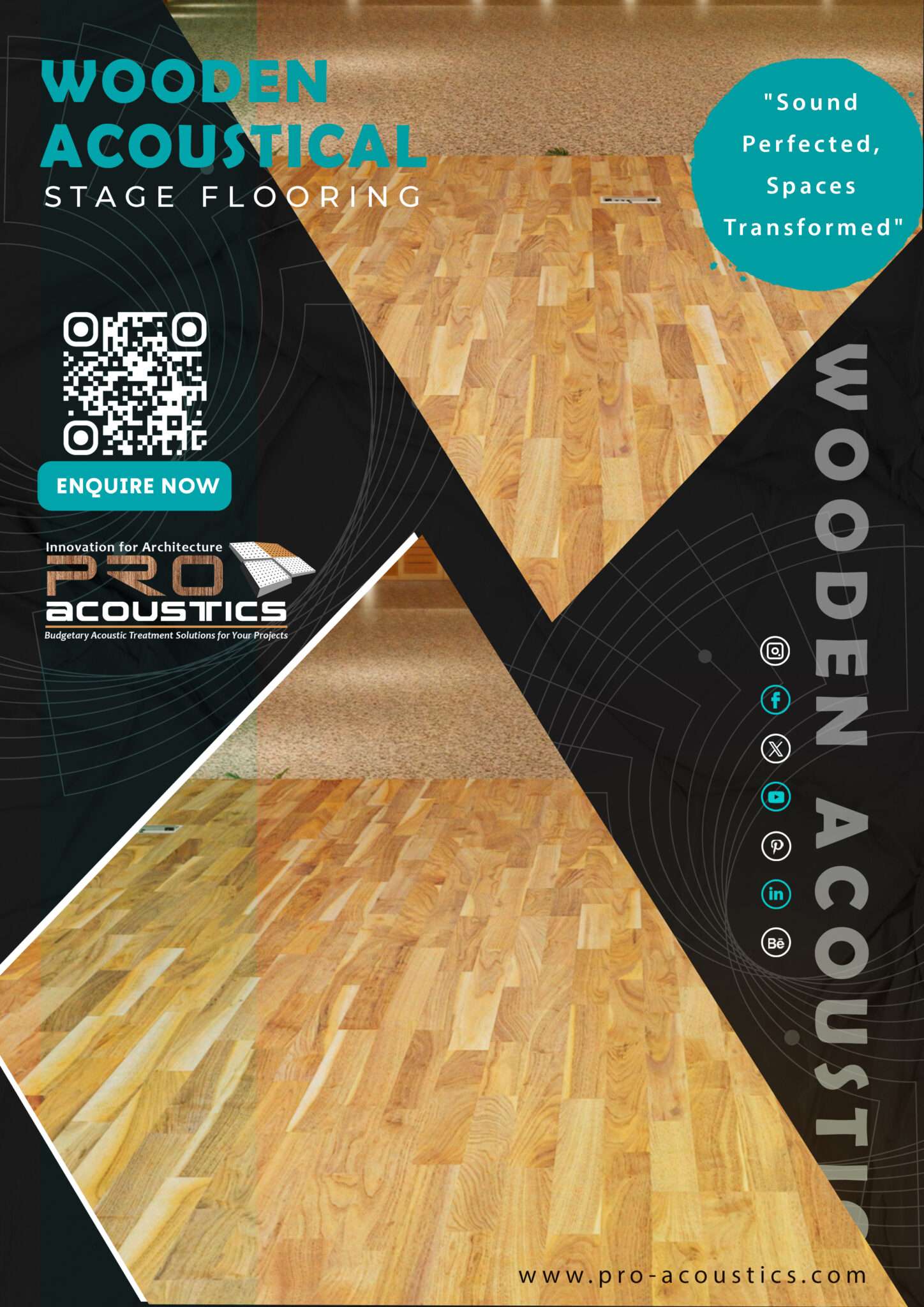 Teak Wood Stage Flooring - Stage Works